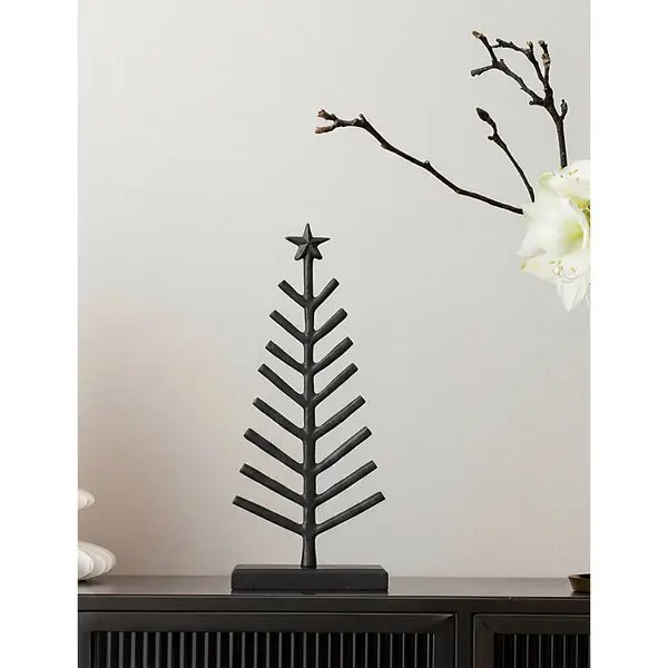 VILLEROY & BOCH Christmas Chic Tree Aluminium And Wood Ornament