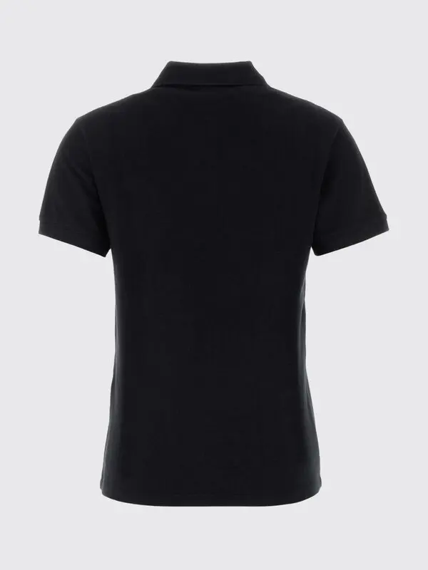 Maison Kitsuné Chillax Fox Logo Patch Organic Cotton Polo Shirt
