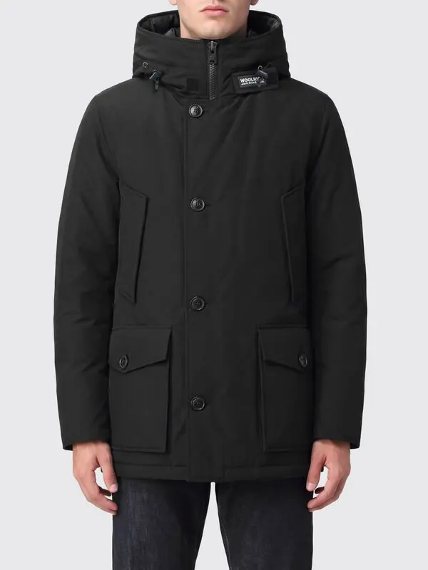 Woolrich Anorak Padded Hood Cotton-blend Parka