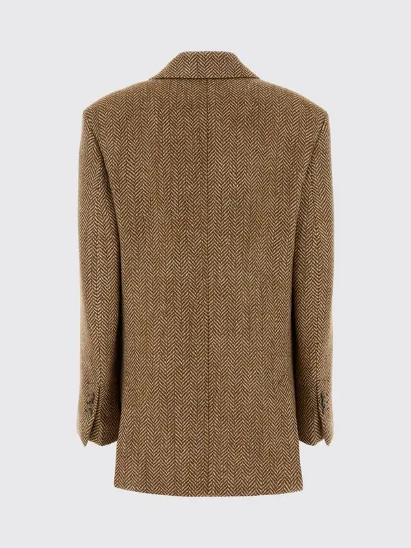 AMI Paris Chevron Virgin Wool Double-breasted Blazer