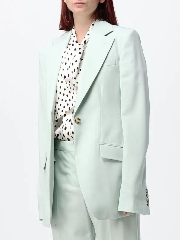 Stella McCartney Single-breasted One-button Pure Wool Blazer