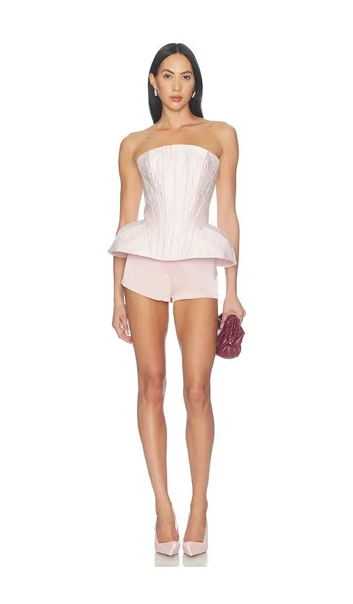 AKNVAS Emmi Strapless Structured Top