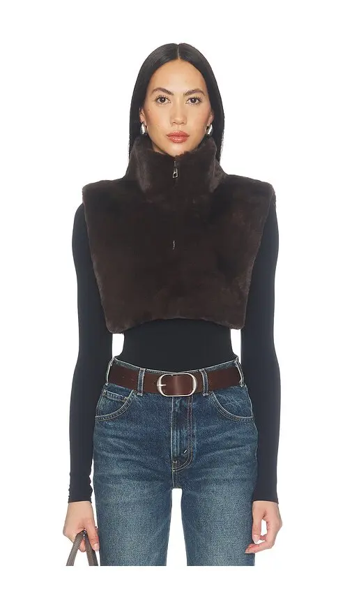 Apparis Jamie Faux Mink Dickey