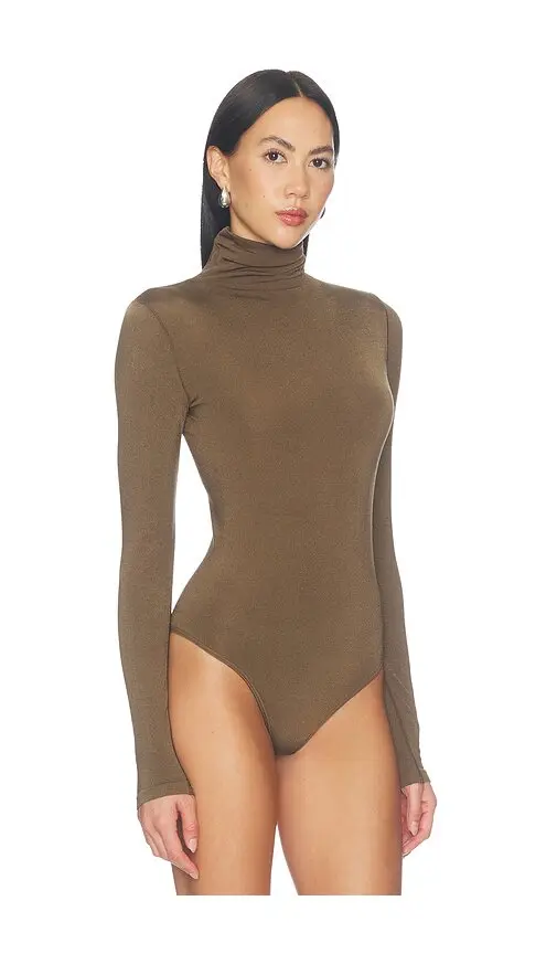 Wolford Colorado String Bodysuit - Olive