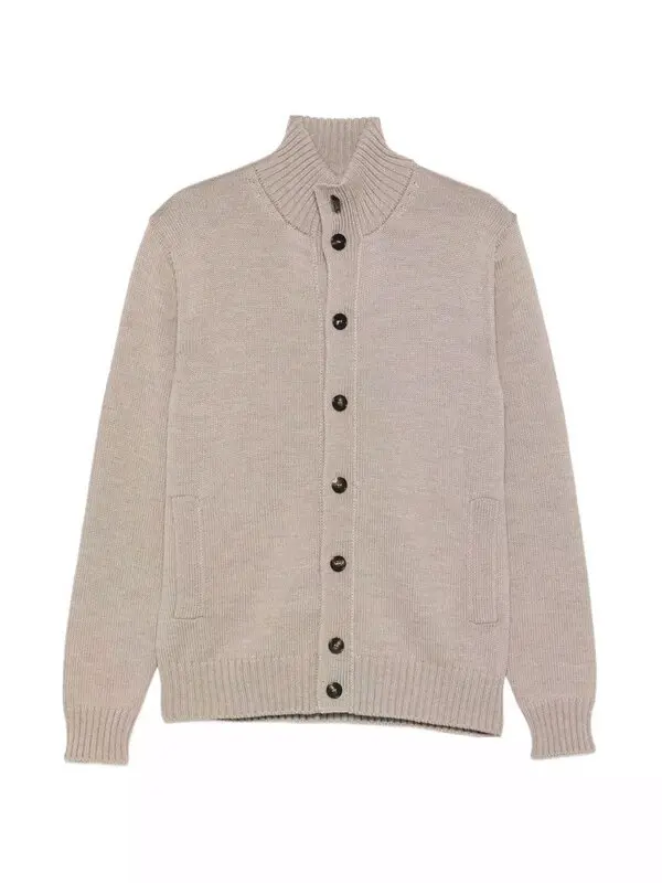 ZANONE Button-up Wool Cardigan