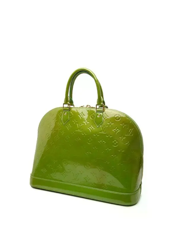 LOUIS VUITTON 2008 Monogram Vernis Alma Gm Handbag