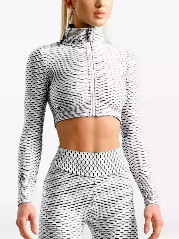 TESSITURA 3d Cropped Performance Jacket - White