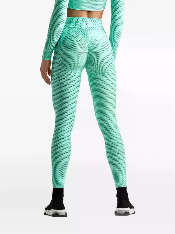 TESSITURA BODY COUTURE Textured-finish Performance Leggings