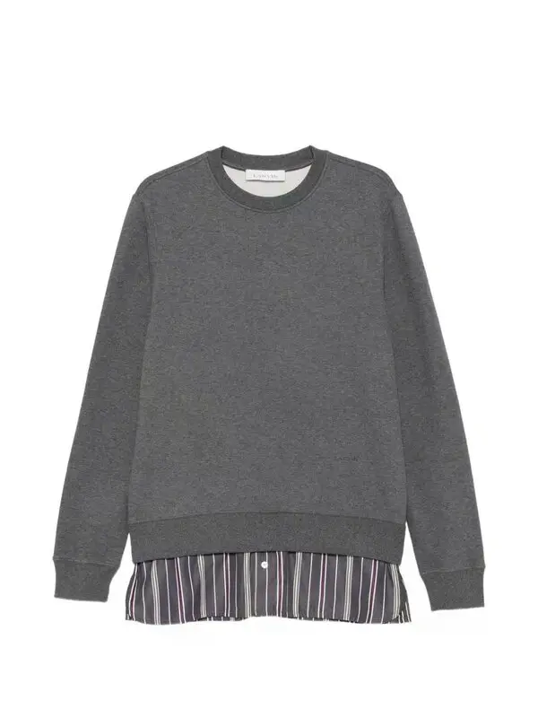 LANVIN Layered-detail Jersey Sweater