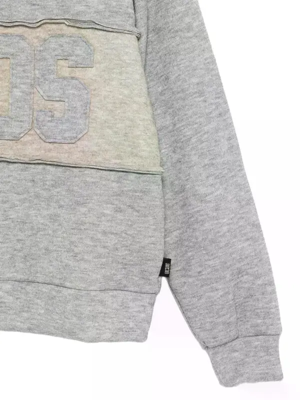 Gcds Logo-patch Raw-edge Sweater