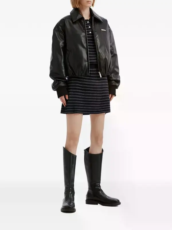 Izzue Logo-patch Zip-up Jacket