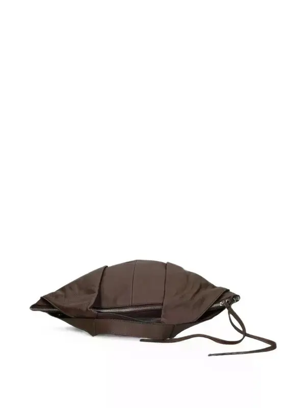 VIC MATIE Grained Leather Tote Bag