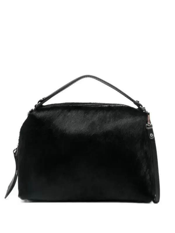 GIANNI CHIARINI Alifa Calf-hair Tote Bag - Black