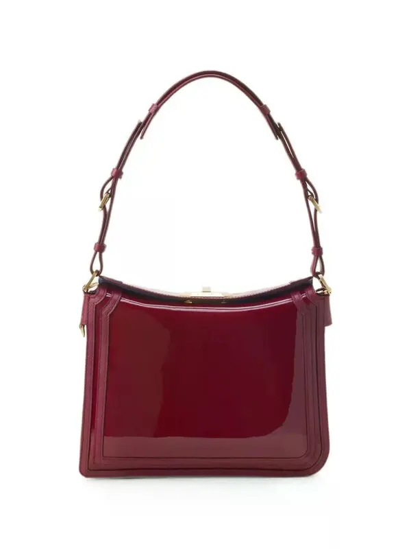 LANVIN Patent Leather Shoulder Bag