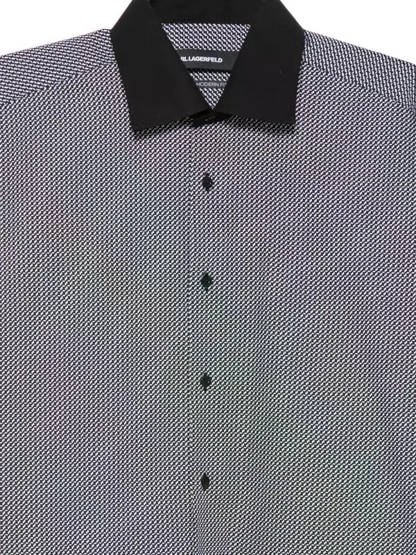 Karl Lagerfeld Geometric-print Shirt