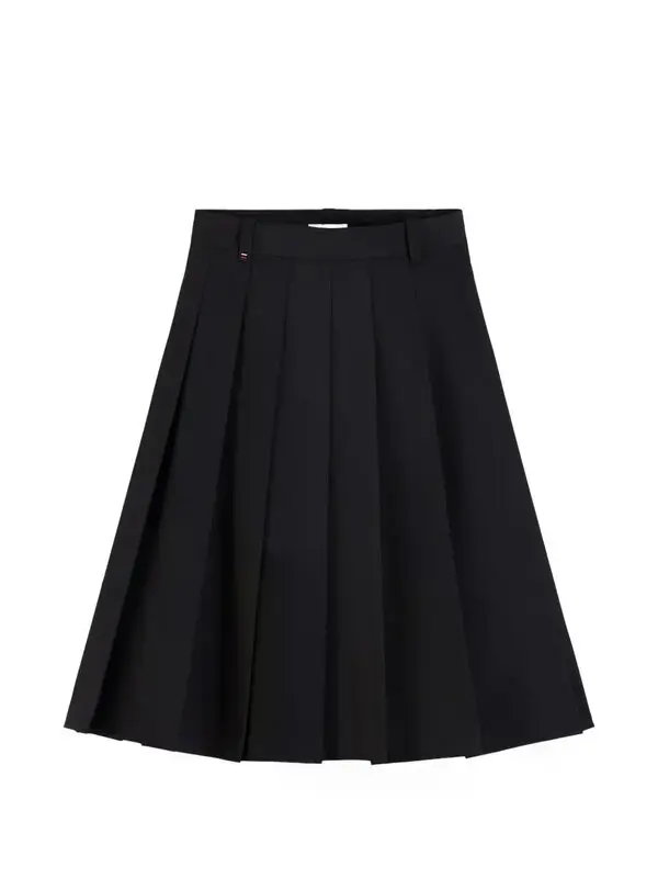 Tommy Hilfiger Pleated A-line Midi Skirt