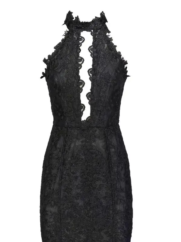 MARCO GABRIELLI ATELIER Lace-overlay Fishtail Dress