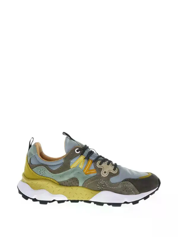 FLOWER MOUNTAIN Yamano 3 Panelled Suede Sneakers