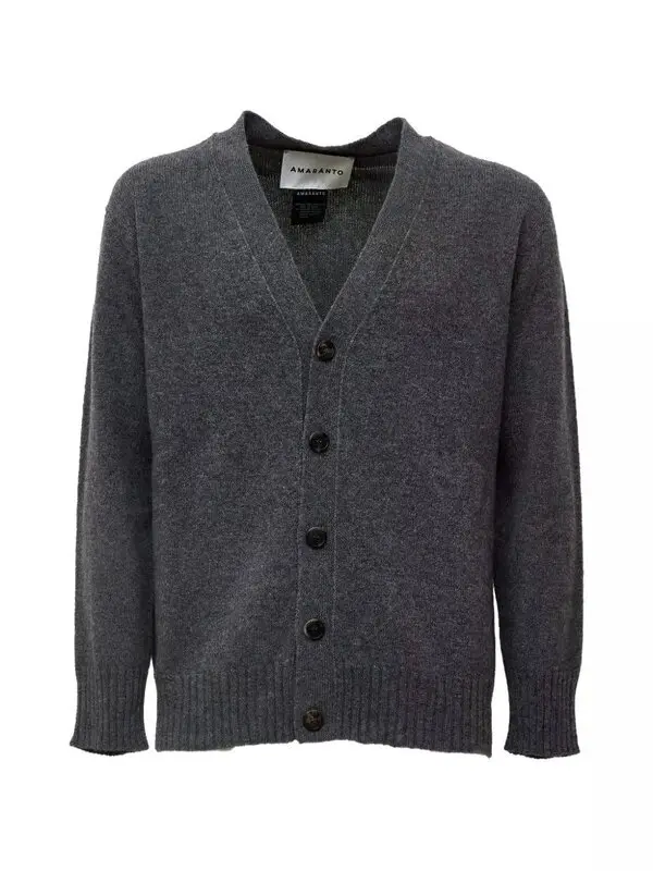 AMARANTO Button-up V-neck Cardigan