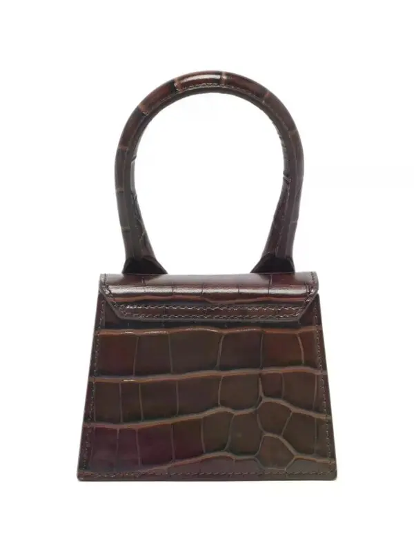Jacquemus Le Chiquito Crocodile-embossed Handbag