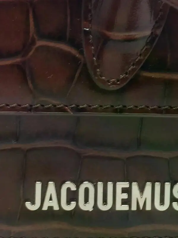 Jacquemus Le Chiquito Crocodile-embossed Handbag