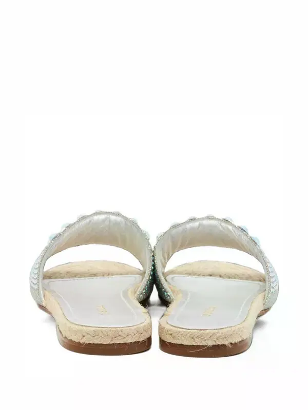 LE SILLA Gilda Crystal-embellished Slides