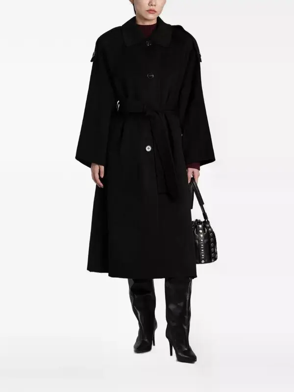 IRO PARIS Aqualung Belted Button-up Coat