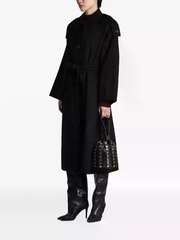 IRO PARIS Aqualung Belted Button-up Coat