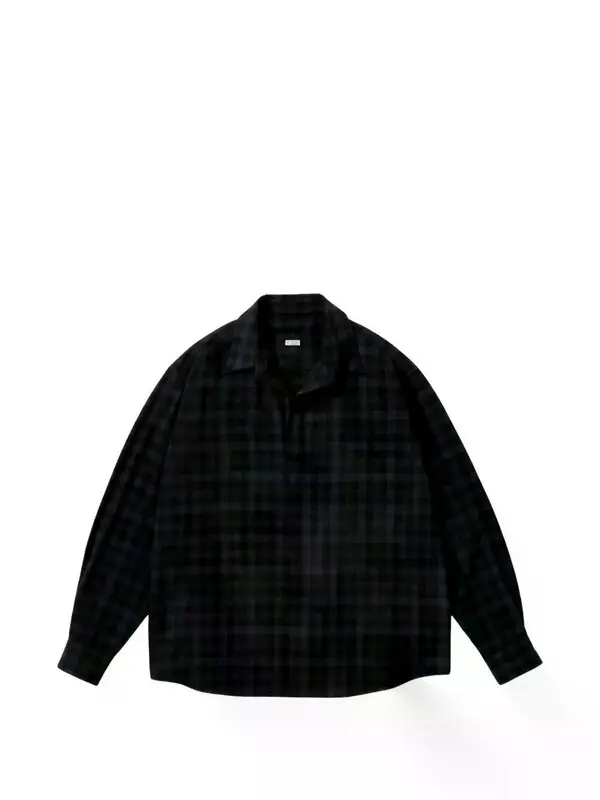 A.PRESSE Checked Long-sleeve Shirt