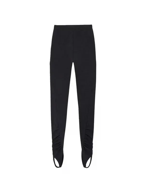 IRO PARIS Titanium Gathered Stirrup Leggings - Black