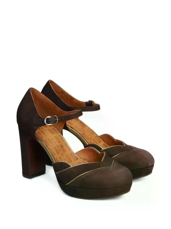 Chie Mihara Uyako Metallic-trim Pumps