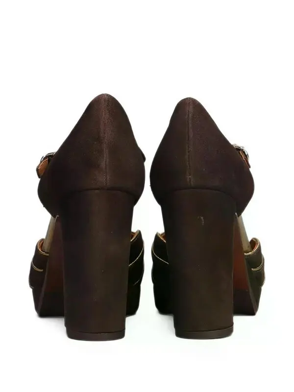 Chie Mihara Uyako Metallic-trim Pumps