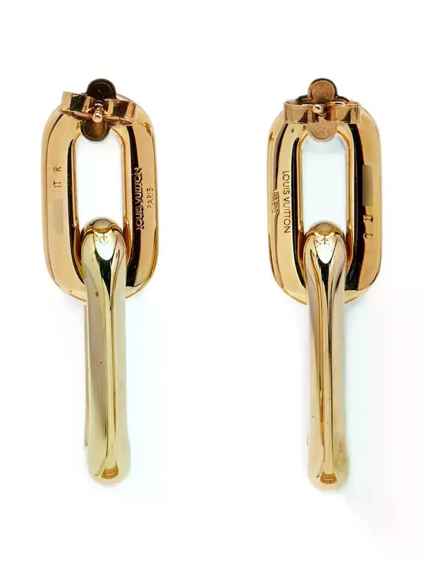 LOUIS VUITTON Double Drop Earrings