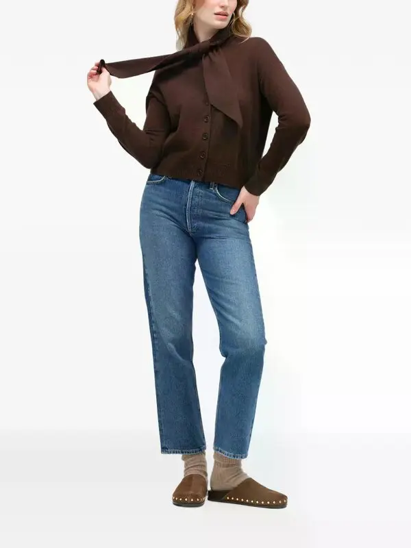 Chinti & Parker Tie-neck Button-up Cardigan
