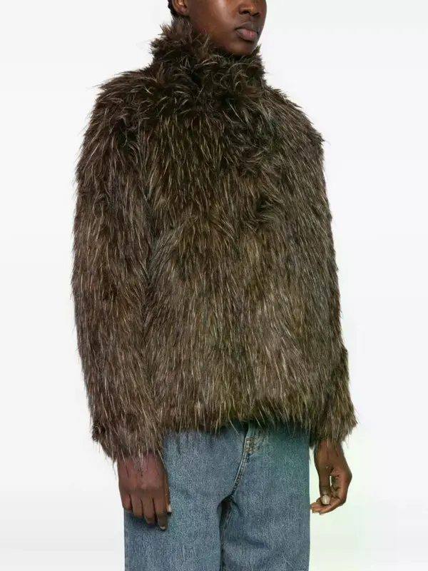 ZOE PARIS Long-sleeve Faux-fur Jacket