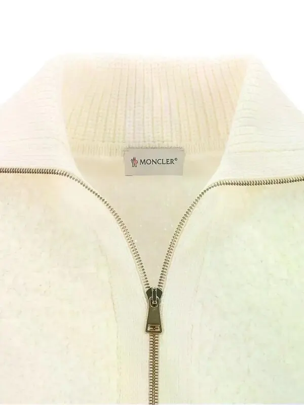 Moncler Tweed Zip-up Shirt Jacket