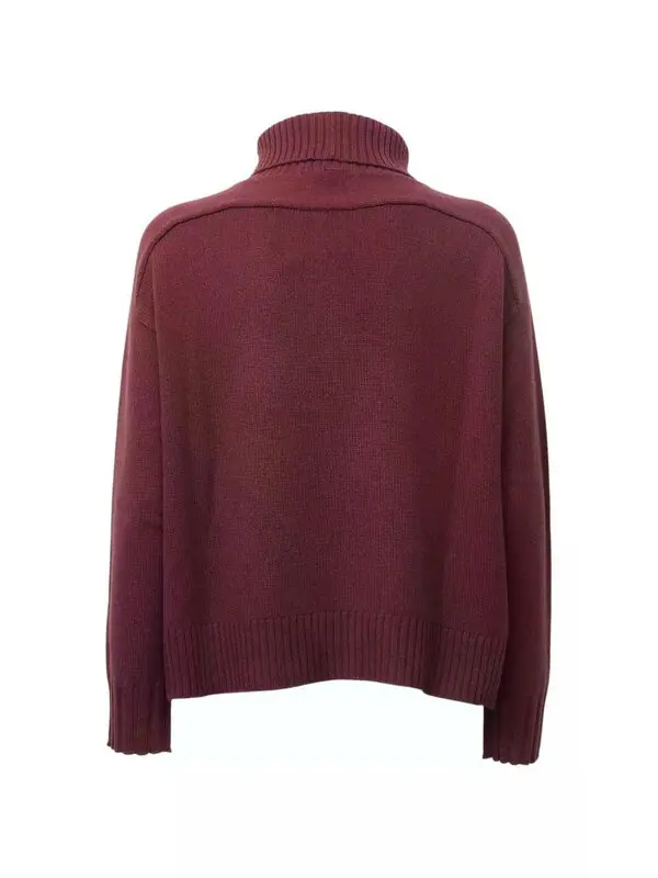 BEYOU Roll-neck Cashmere Sweater