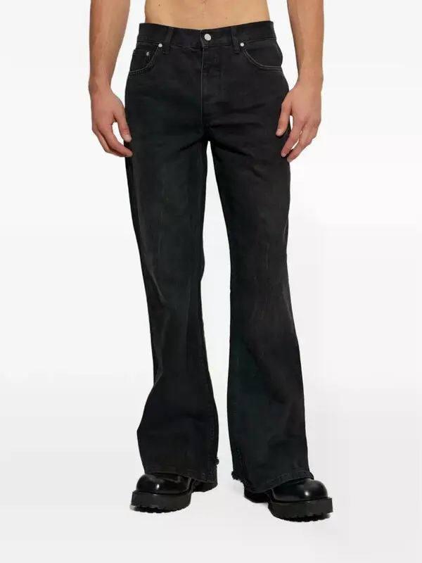 REPRESENT Faded Flared Jeans