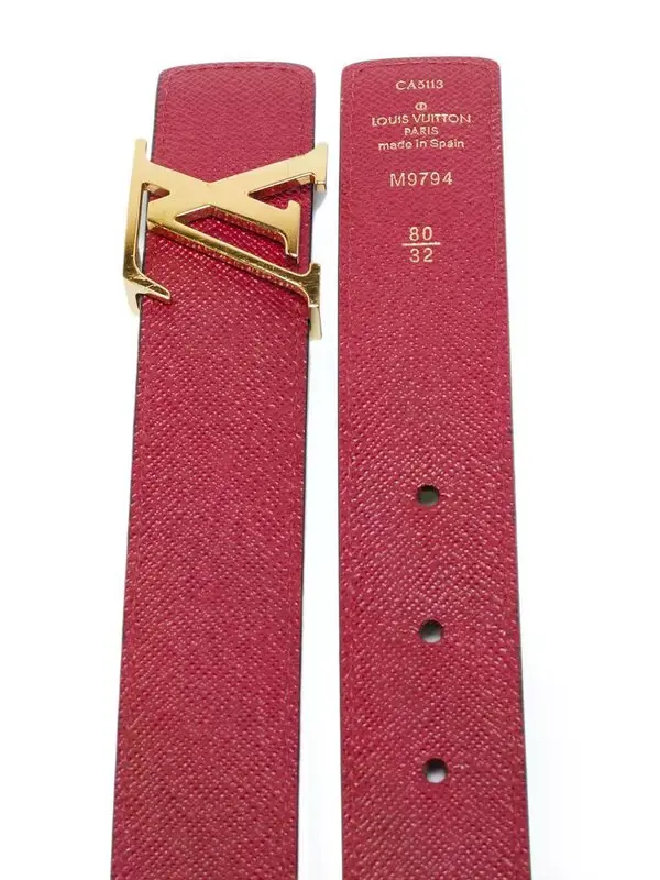 LOUIS VUITTON 2013 Initiales Reversible Belt