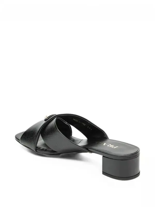 Prada Saffiano Leather Sandals