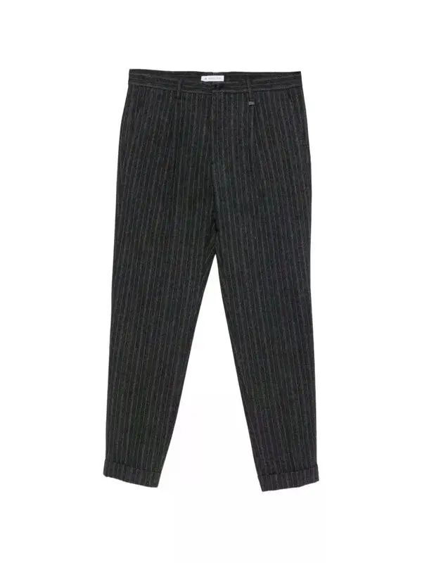 MANUEL RITZ Londra Pinstripe-pattern Pleated Trousers