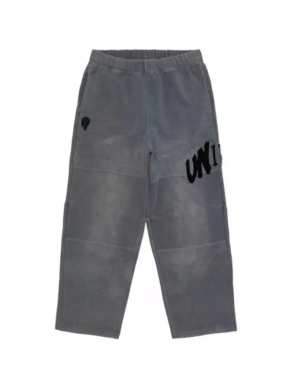 AAPE BY *A BATHING APE Aapeunvs Logo-embroidered Track Pants - Grey
