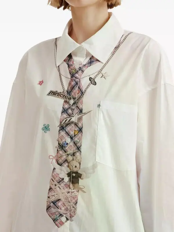 MINI CREAM Graphic-print Shirt