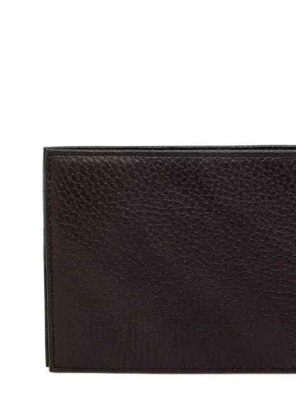 Emporio Armani Logo-plaque Keyring And Wallet Set