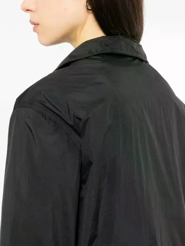 AGNES B. Hooded Press-stud Jacket