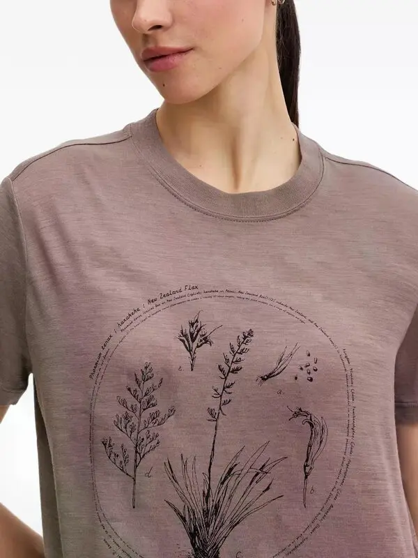 Icebreaker 150 Tech Lite Botanical-print Short-sleeve T-shirt