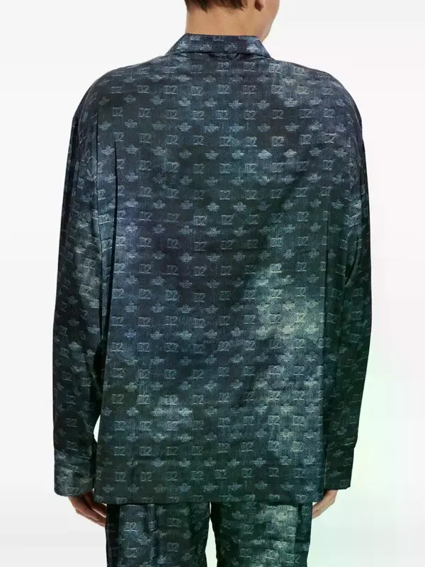Dsquared2 Logo-print Button-up Pajamas