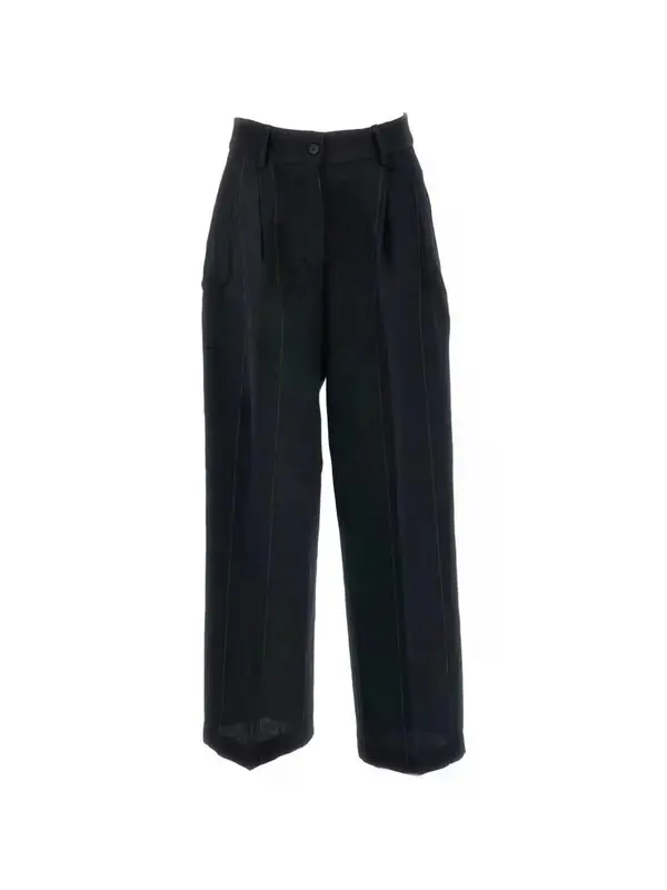 BERGFABEL Rebby Glen Pinstripe-pattern Tailored Trousers