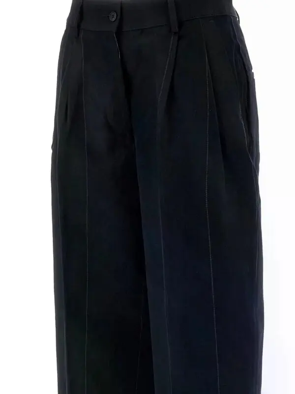 BERGFABEL Rebby Glen Pinstripe-pattern Tailored Trousers