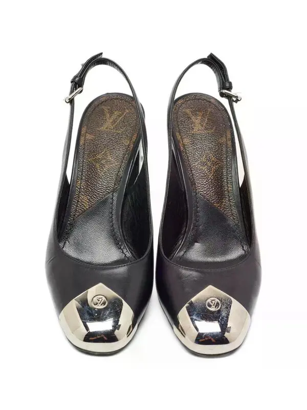 LOUIS VUITTON Urban Twist Slingback Pumps